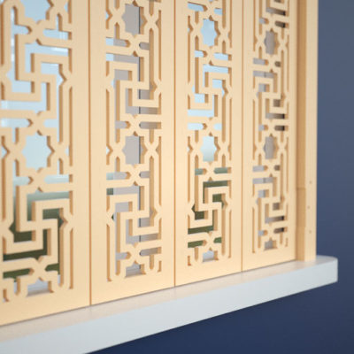 Made to Measure Decorative Shutters, 600mm wide x 600mm high - Jali