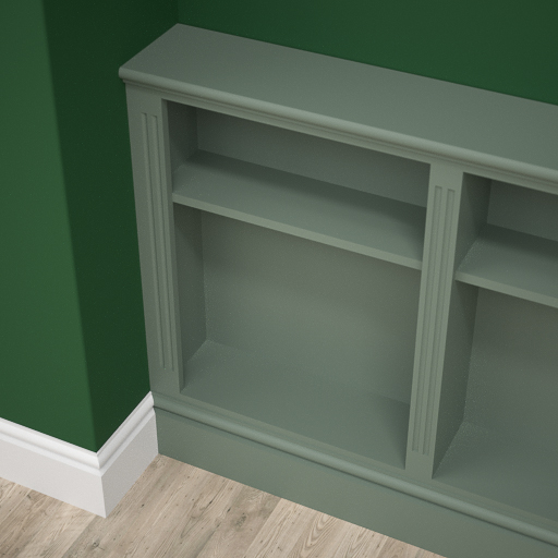 Made to Measure Bookcase, 2250mm wide x 890mm tall - Jali