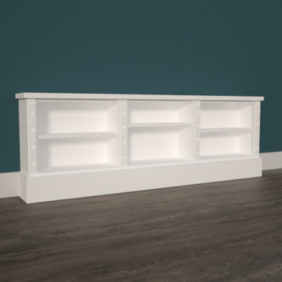 Made to Measure Bookcase, 400mm wide x 400mm tall - Jali