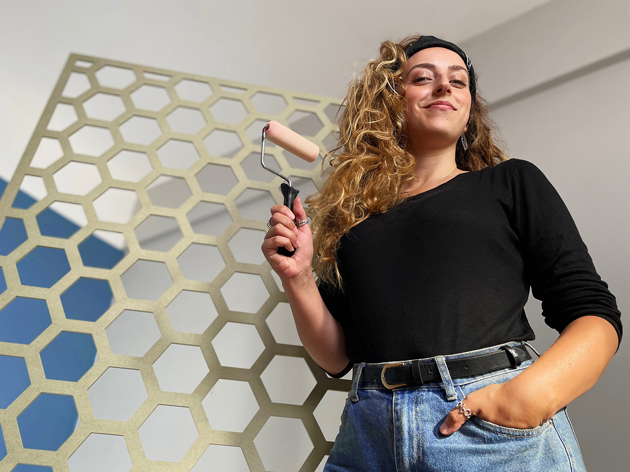 Hexagon Fretwork - Jali Gallery