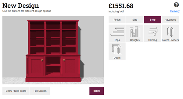 Dressers - Made To Measure Dressers - Made In The UK