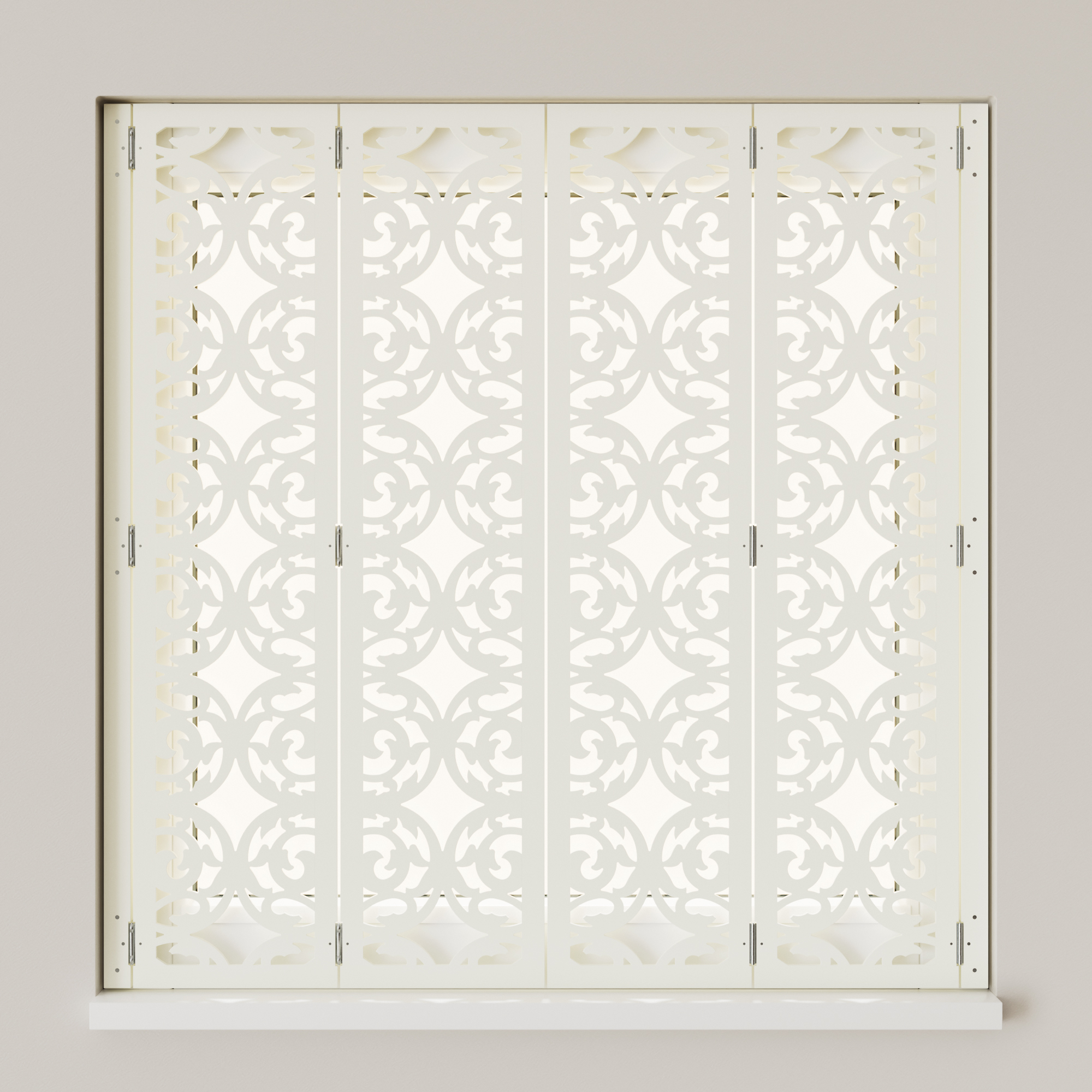 Made to Measure Decorative Shutters, 750mm wide x 850mm high - Jali