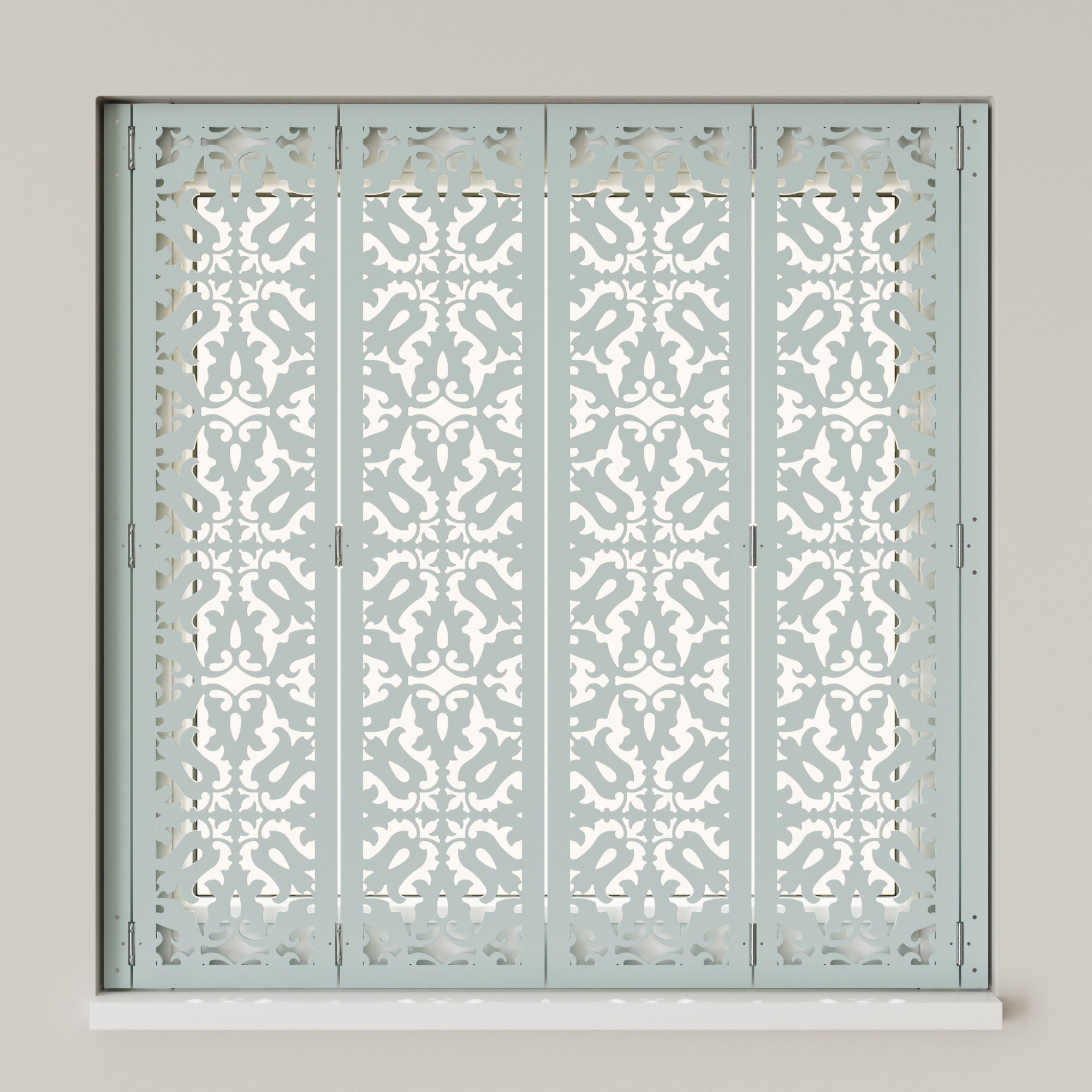 Made to Measure Decorative Shutters, 800mm wide x 1000mm high - Jali