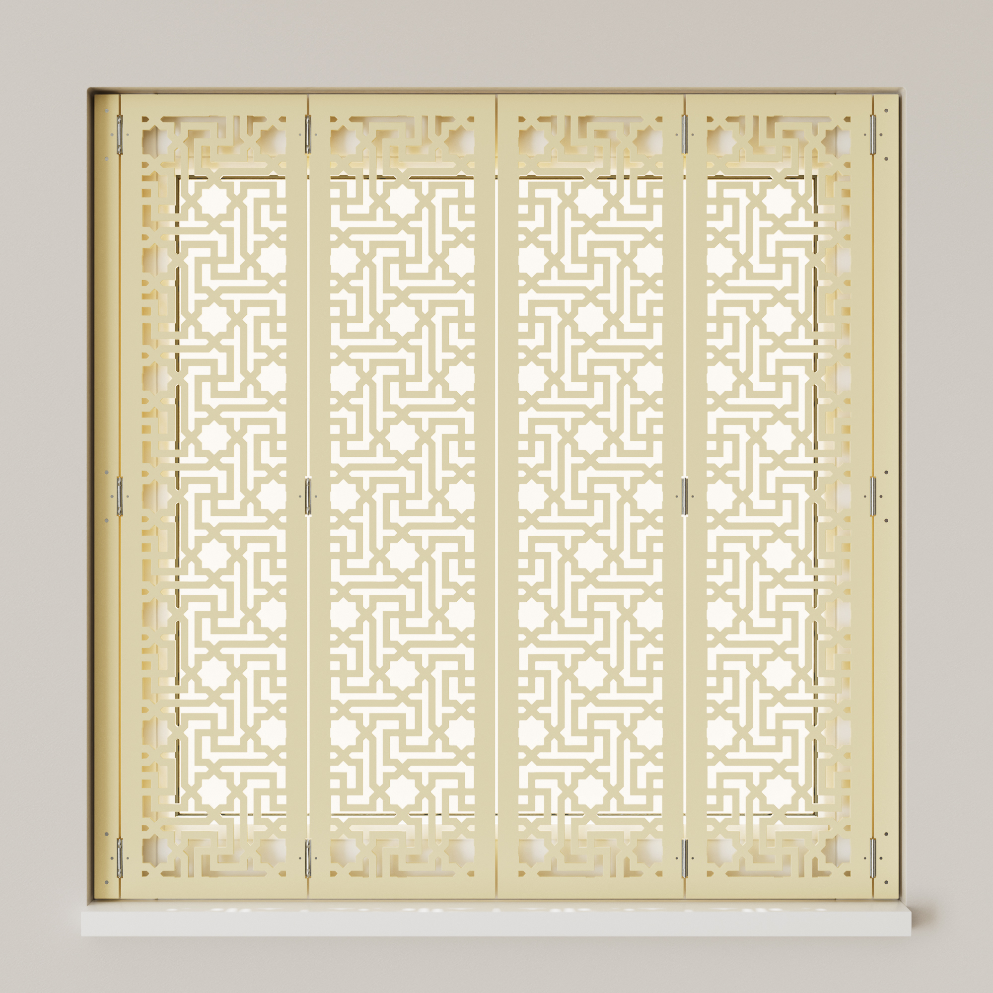 Made to Measure Decorative Shutters, 773mm wide x 1060mm high - Jali