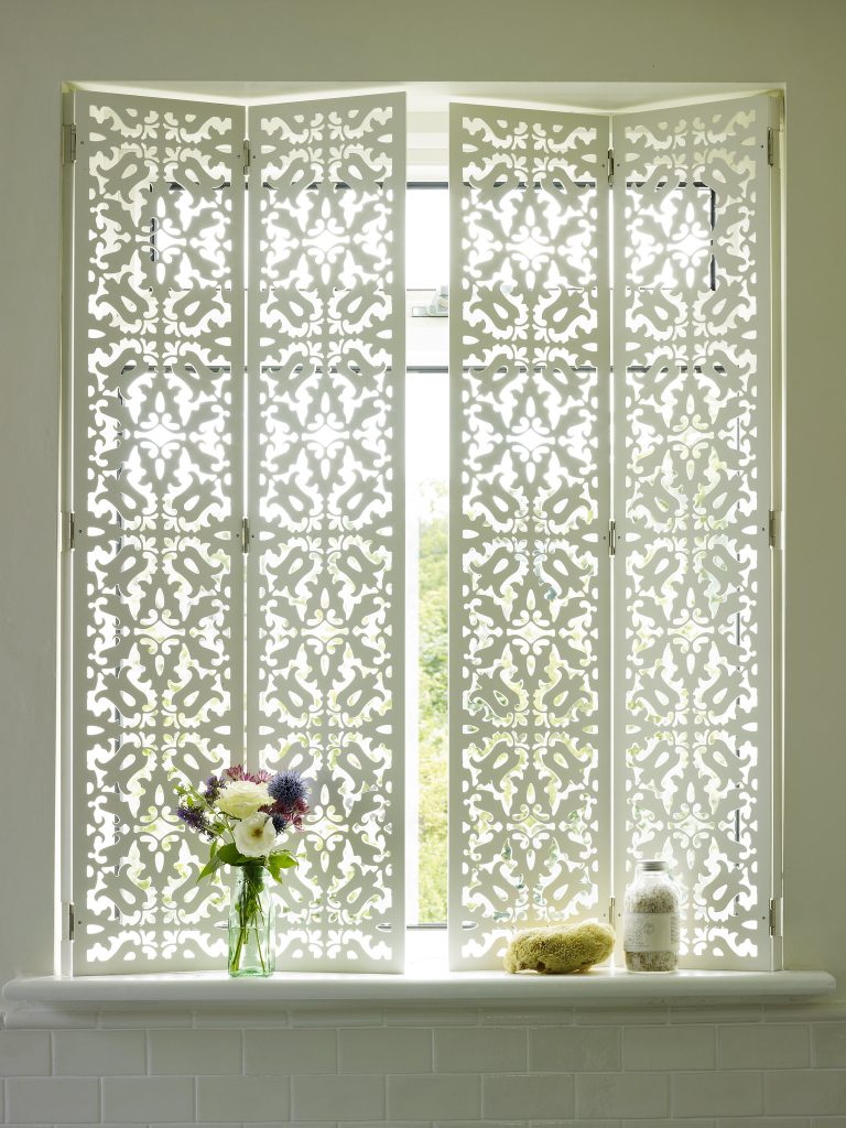White Decorative Shutters - Jali Gallery