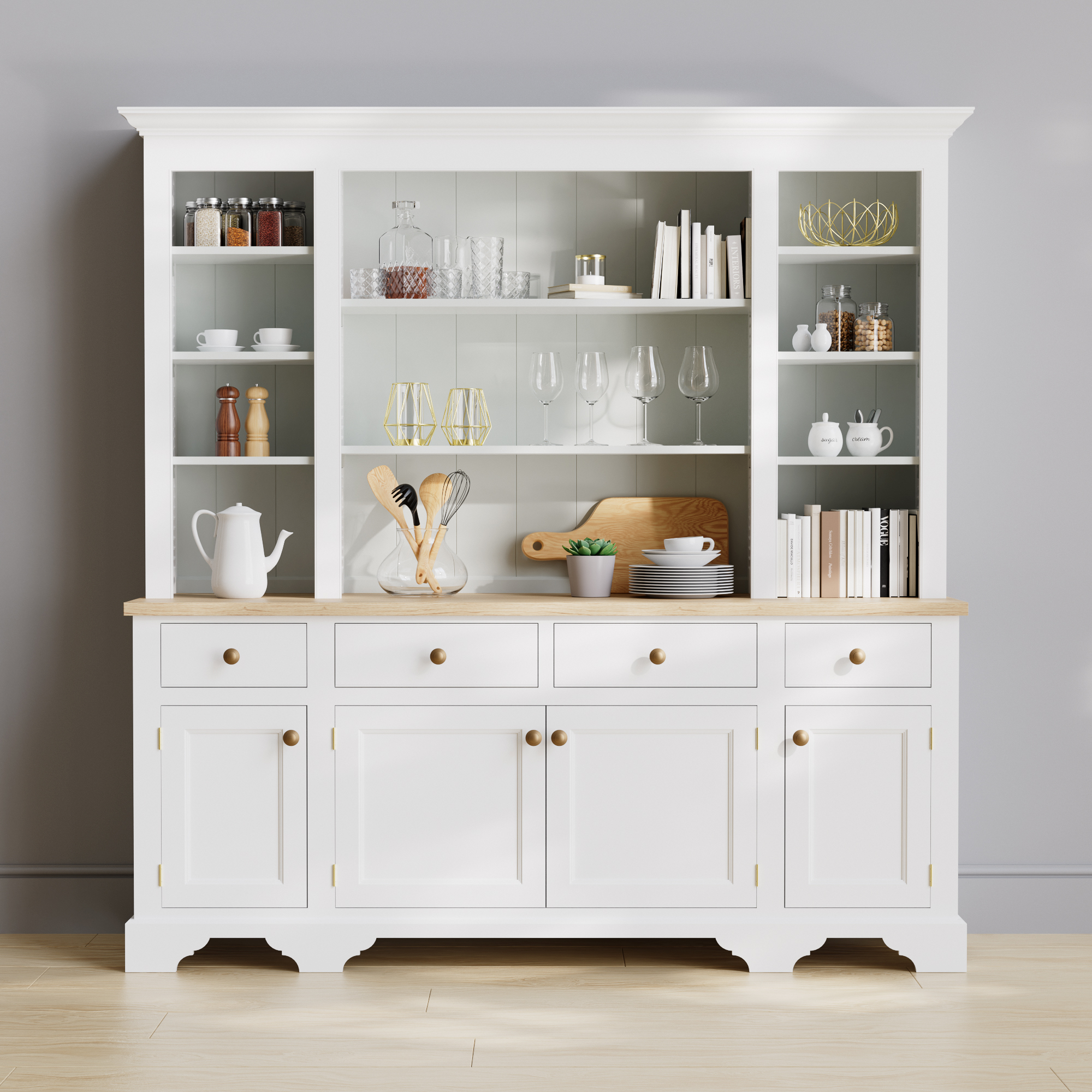 Triple Kitchen Dresser 1 - Jali