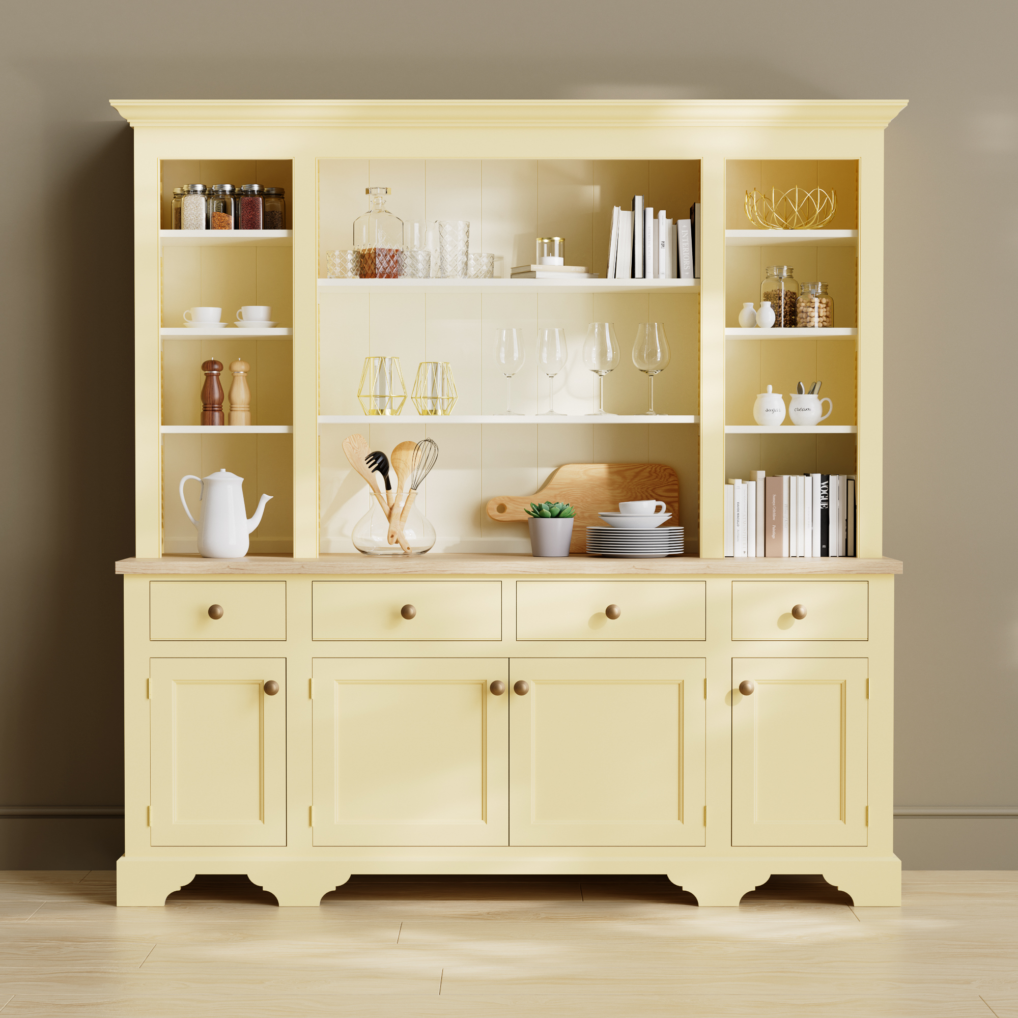 Triple Kitchen Dresser 8 - Jali